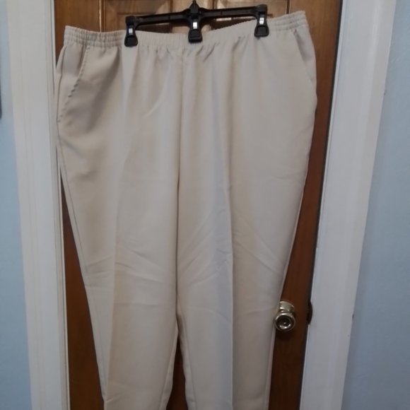 Blair | Pants & Jumpsuits | Womens Plus Size Slacks Cream Color Size ...